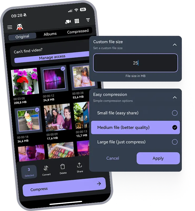 Farluner – Compress, Create & Convert Photos and Video